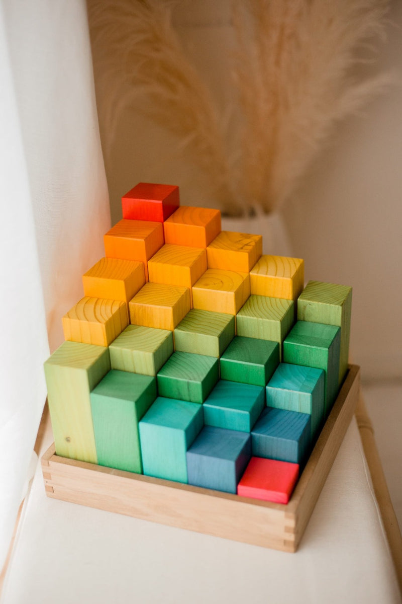 QTOYS - Rainbow Engineering Blocks – Home With Kids