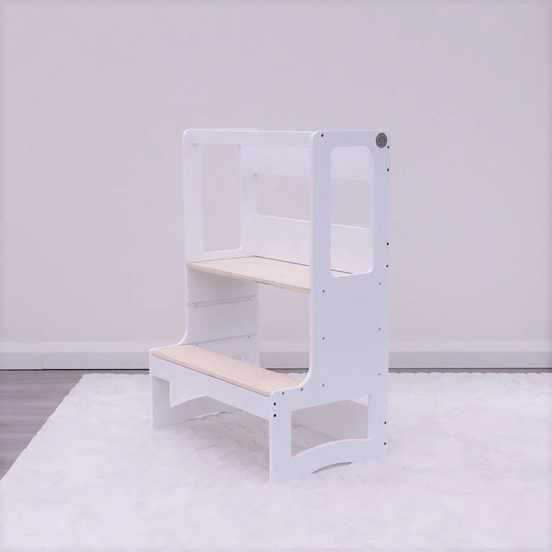 MY HAPPY HELPERS - EVO Duo - Double Learning Tower - White and Birch ...