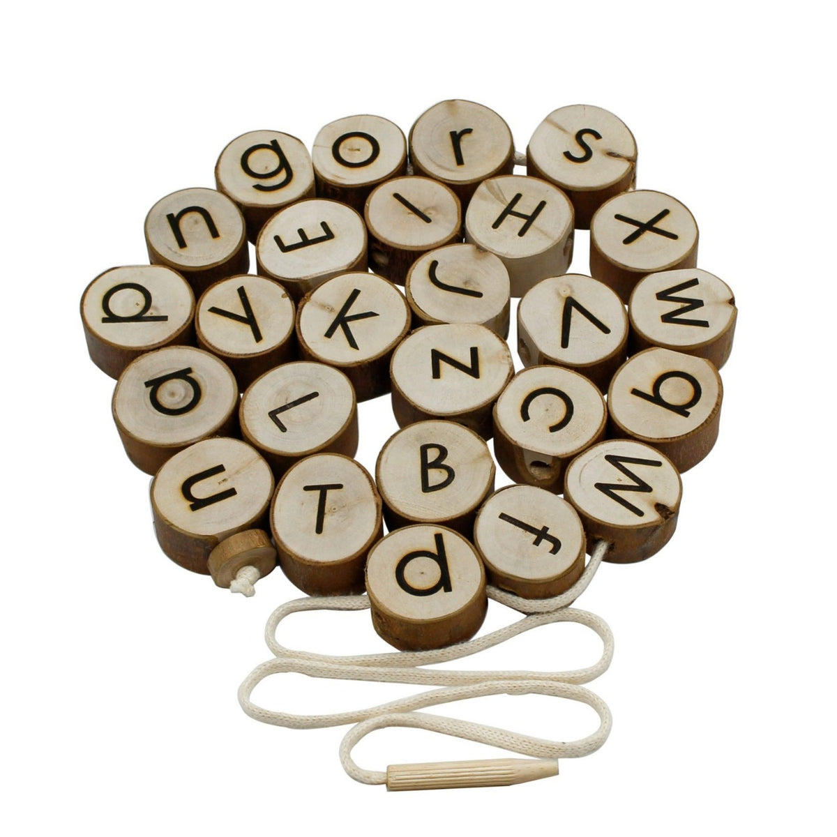 QTOYS - Alphabet Threading Set – Home With Kids