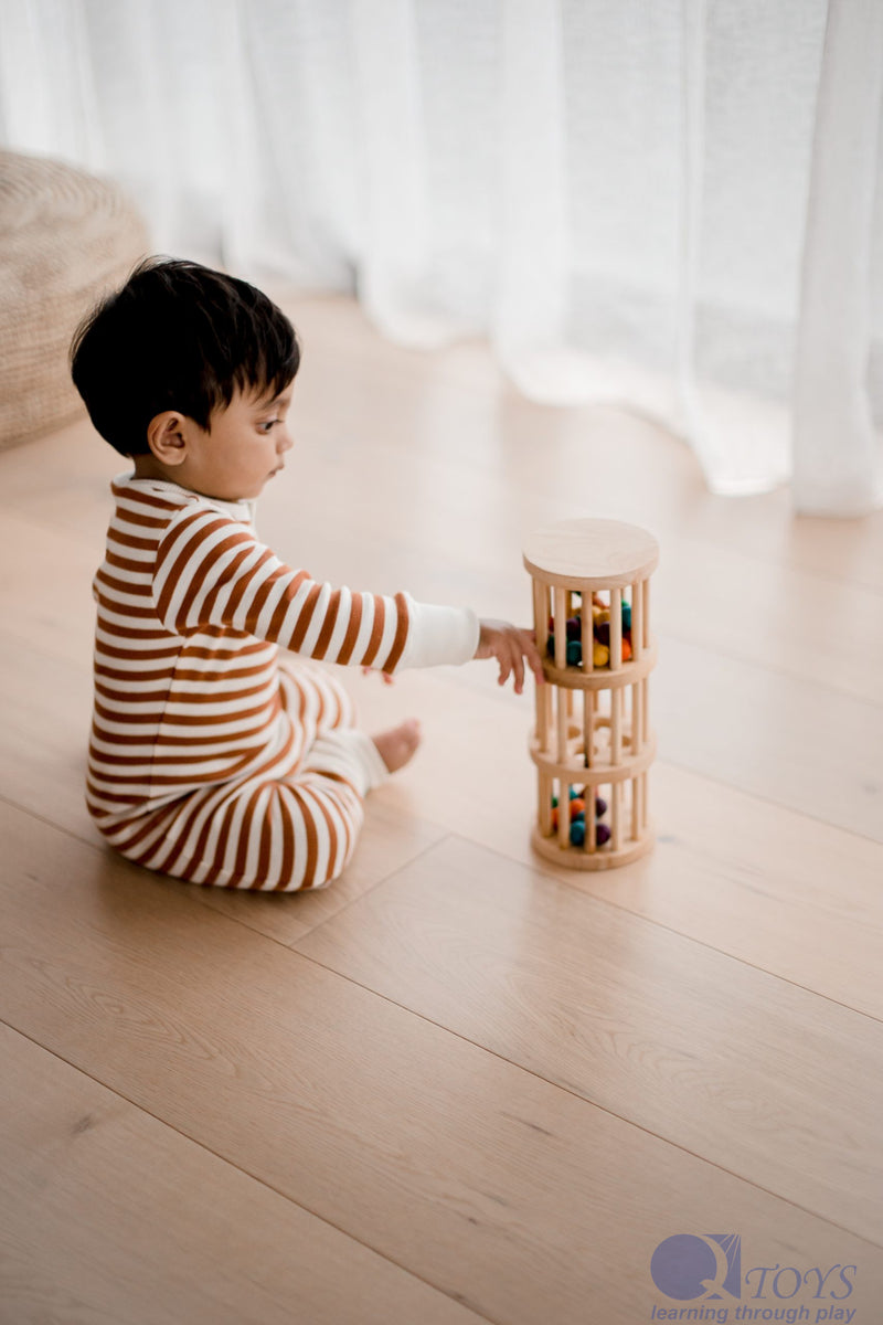 QTOYS - Wooden Rainmaker – Home With Kids