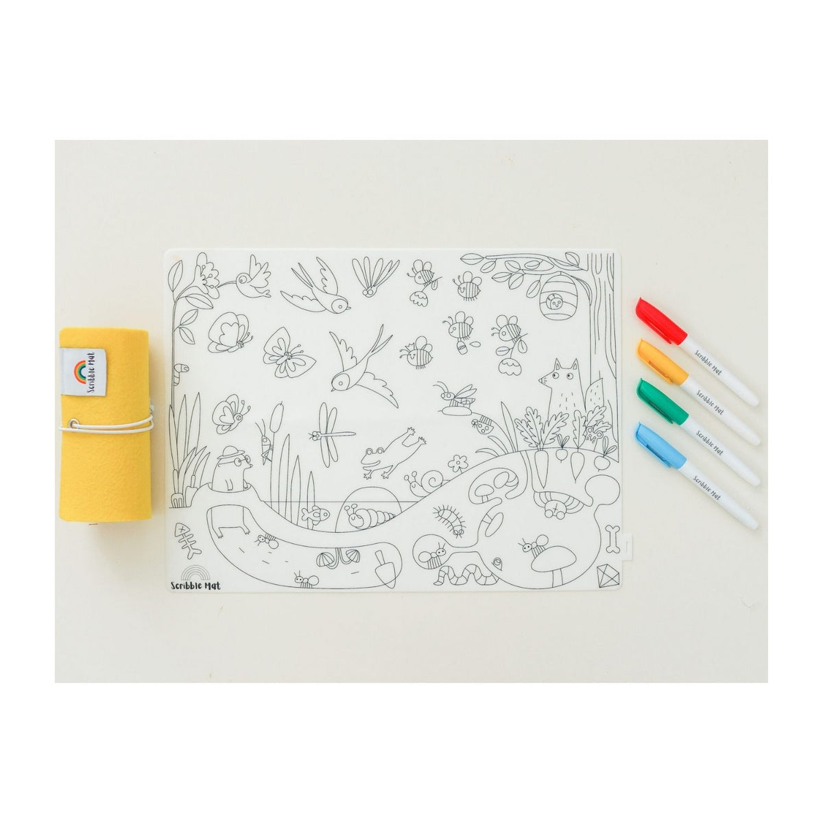 SCRIBBLE MAT - In The Garden – Home With Kids