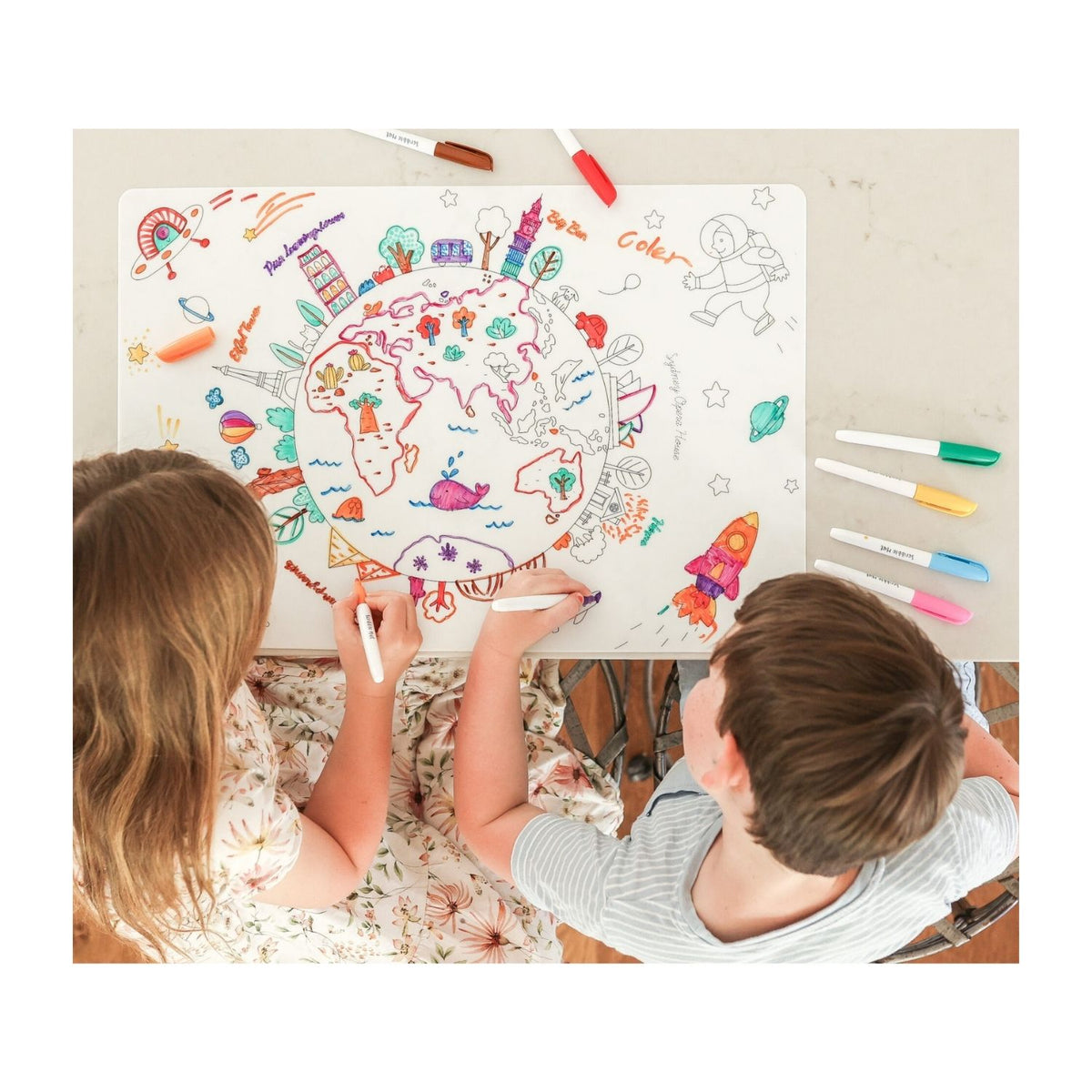 SCRIBBLE MAT - Near & Far - Giant Mat – Home With Kids