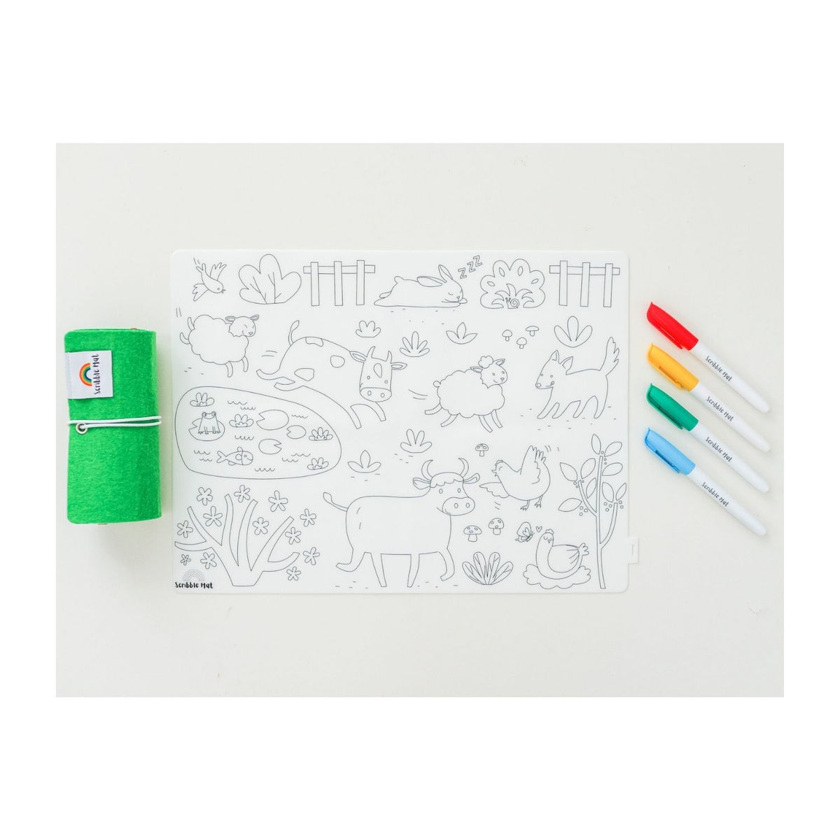 SCRIBBLE MAT - On The Farm – Home With Kids