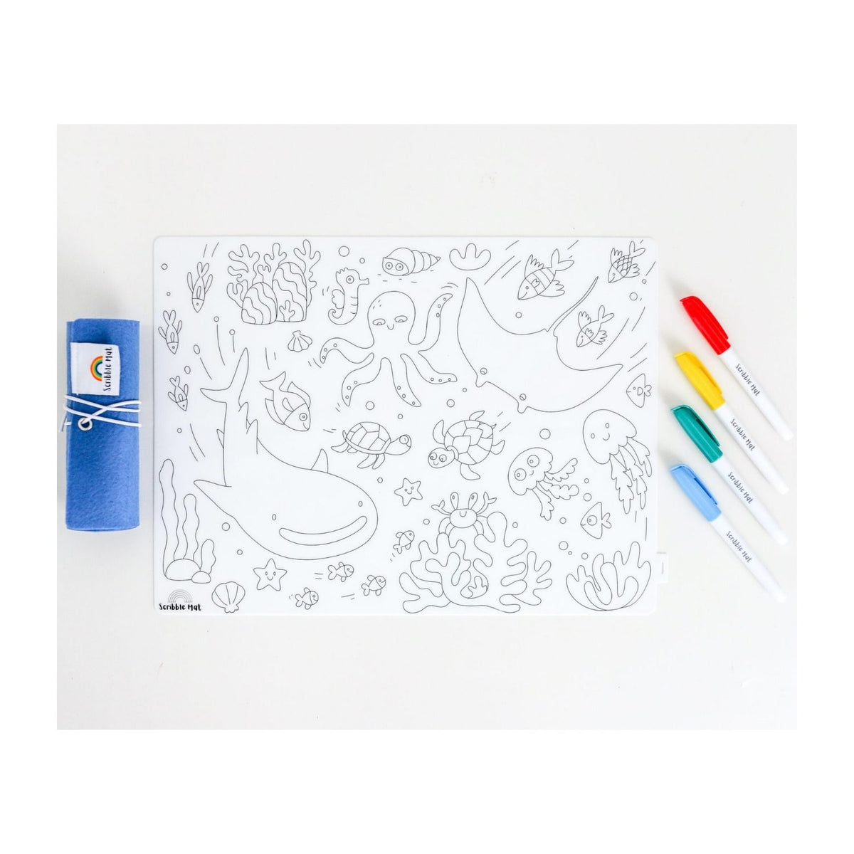 SCRIBBLE MAT - Under The Sea – Home With Kids