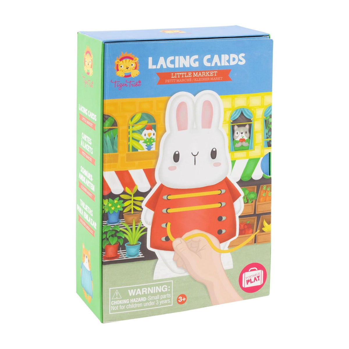 TIGER TRIBE - Lacing Cards Set - Little Market – Home With Kids